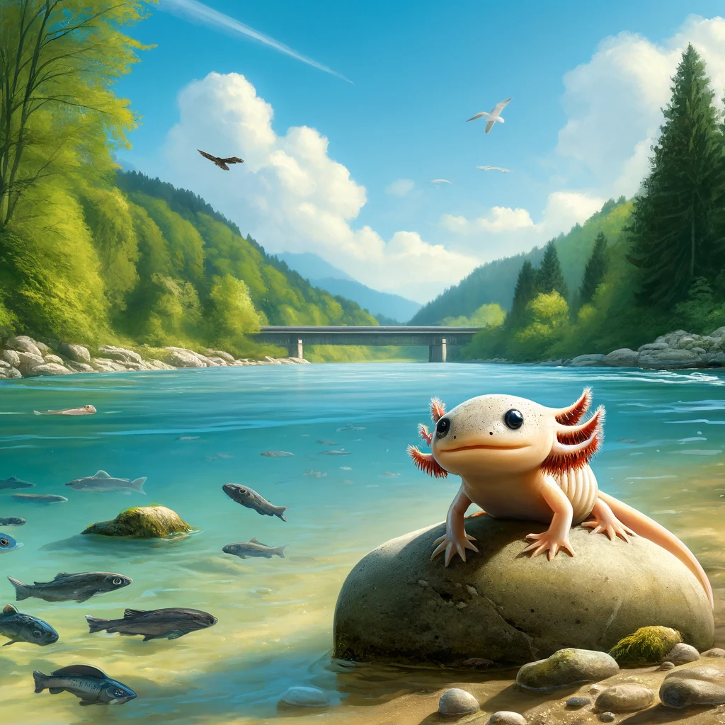 Axo dan Petualangan di Sungai Ajaib - Dongeng Vortixel