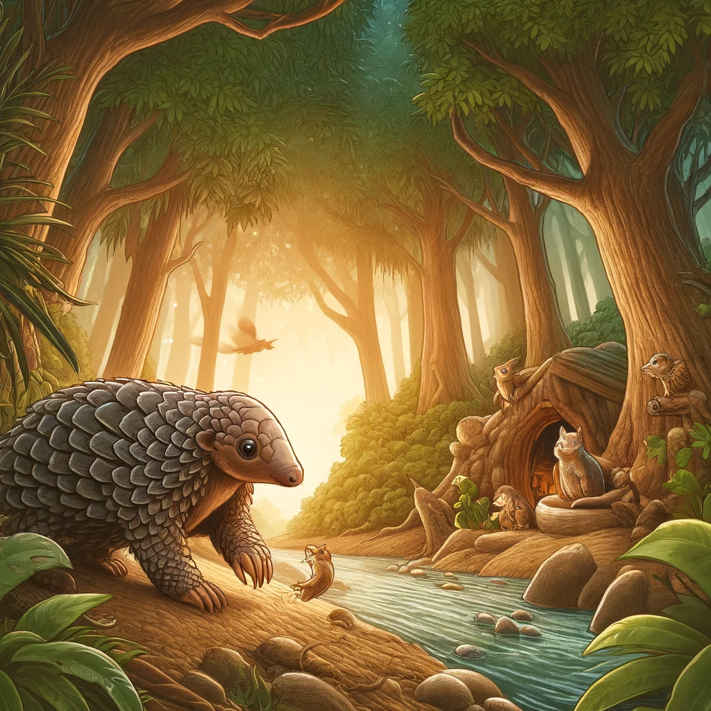 Tenggiling: Pencarian Makna di Hutan Yang Gelap - Dongeng Vortixel