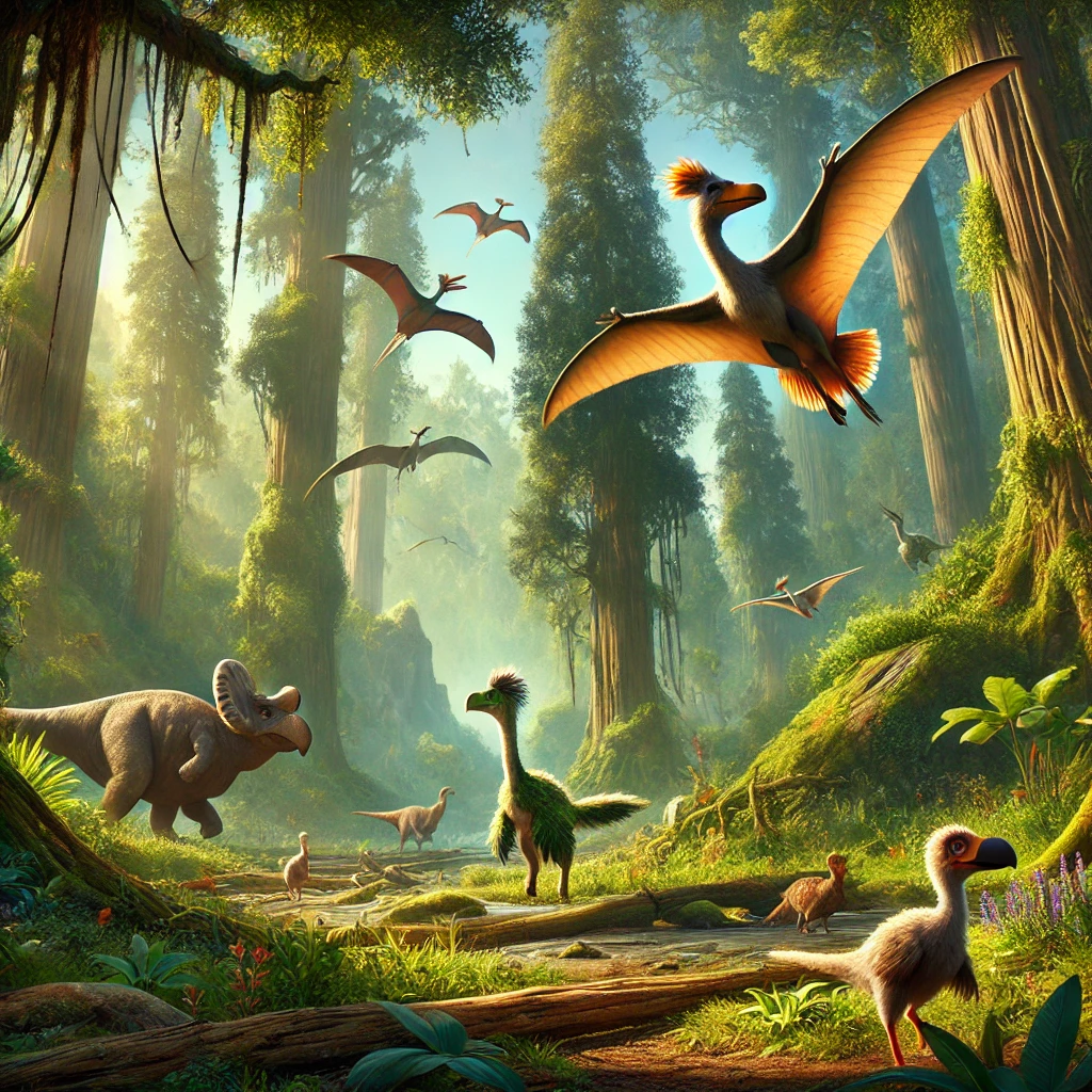 Petualangan Seru Burung Purba di Zaman Prasejarah - Dongeng Vortixel