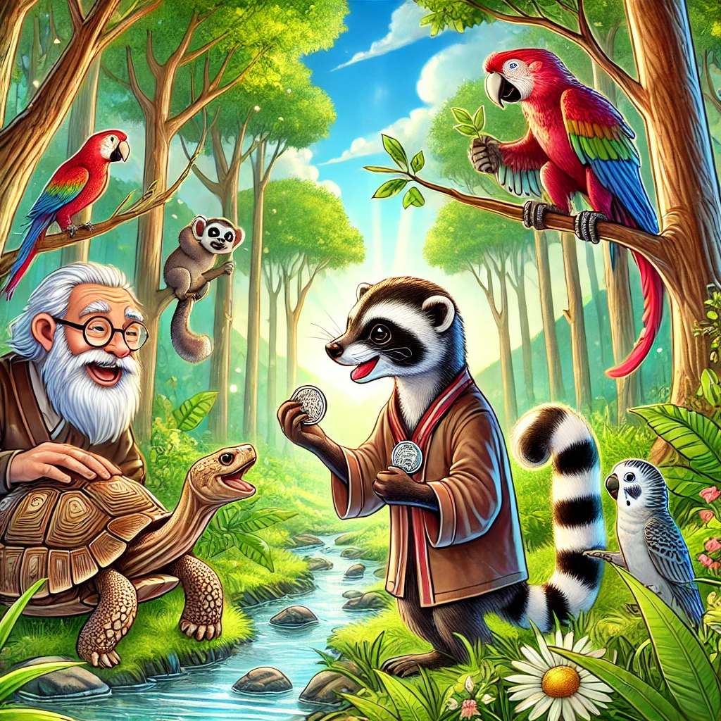 Petualangan Musang di Hutan Hijau - Dongeng Vortixel