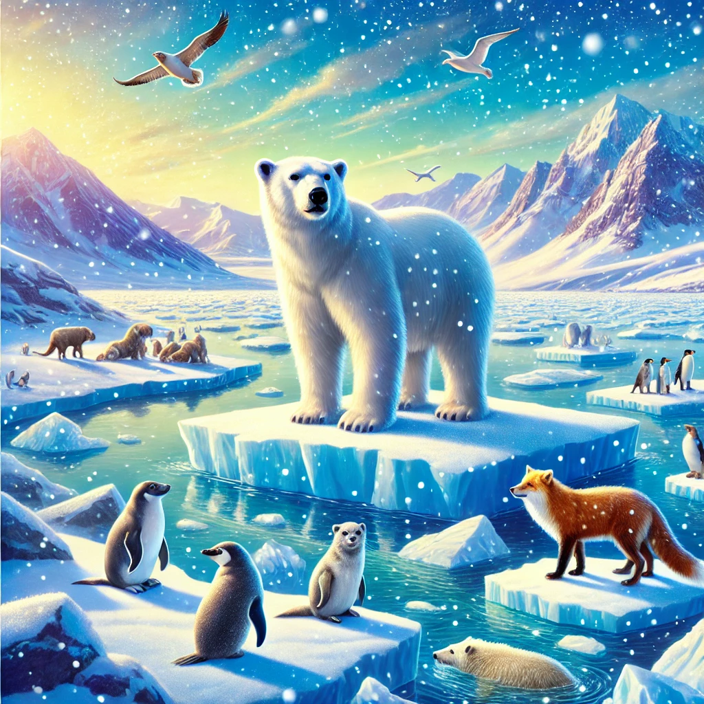 Petualangan Sang Beruang Kutub di Padang Es Arktik - Dongeng Vortixel