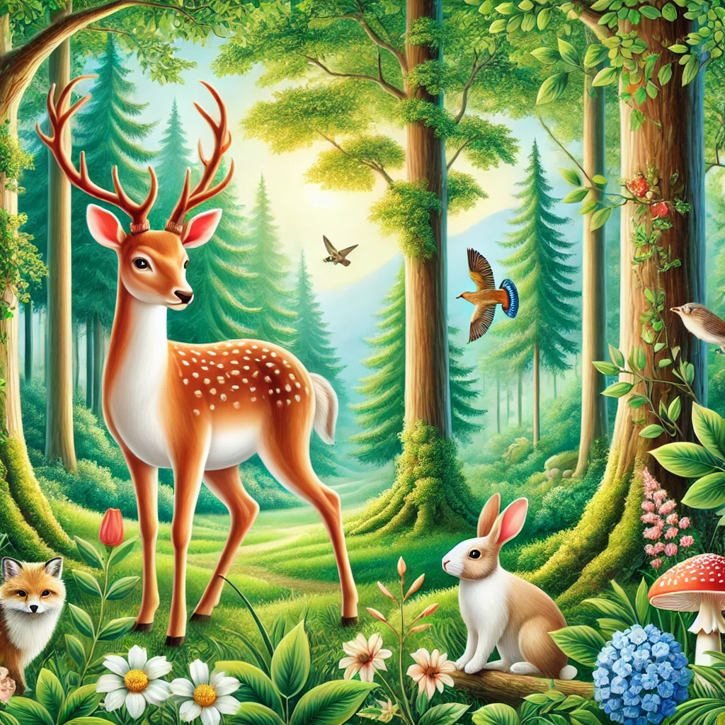 Hikmah di Balik Tanduk Rusa: Kisah Arlo yang Bijak - Dongeng Vortixel