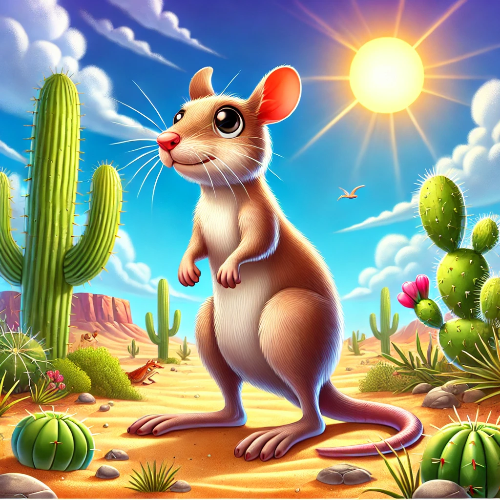 Petualangan Seru Timmy Tikus Kanguru di Gurun Pasir - Dongeng Vortixel